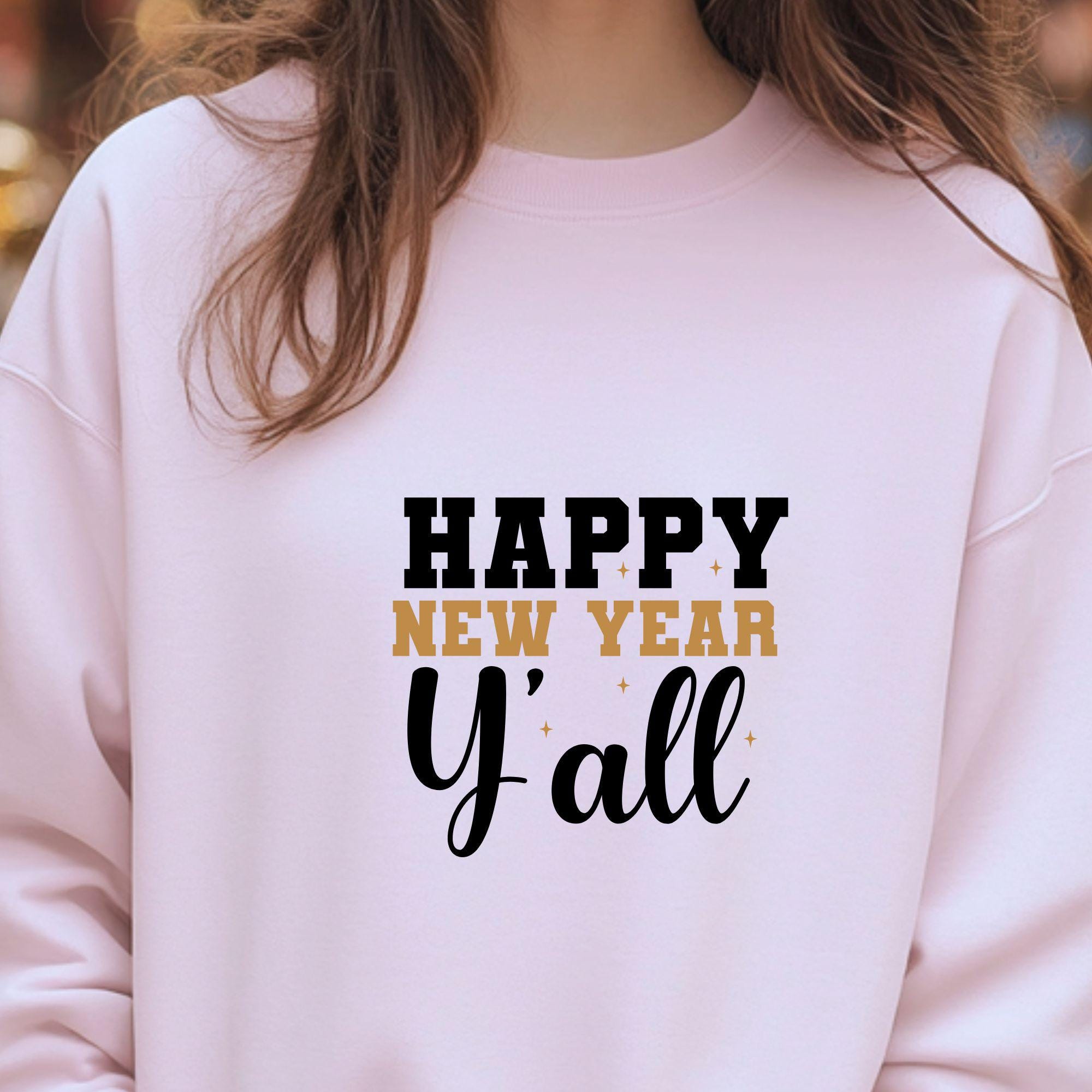 Feliz año nuevo SVG / Año nuevo 2025 SVG y PNG / Diseños de sublimación ...