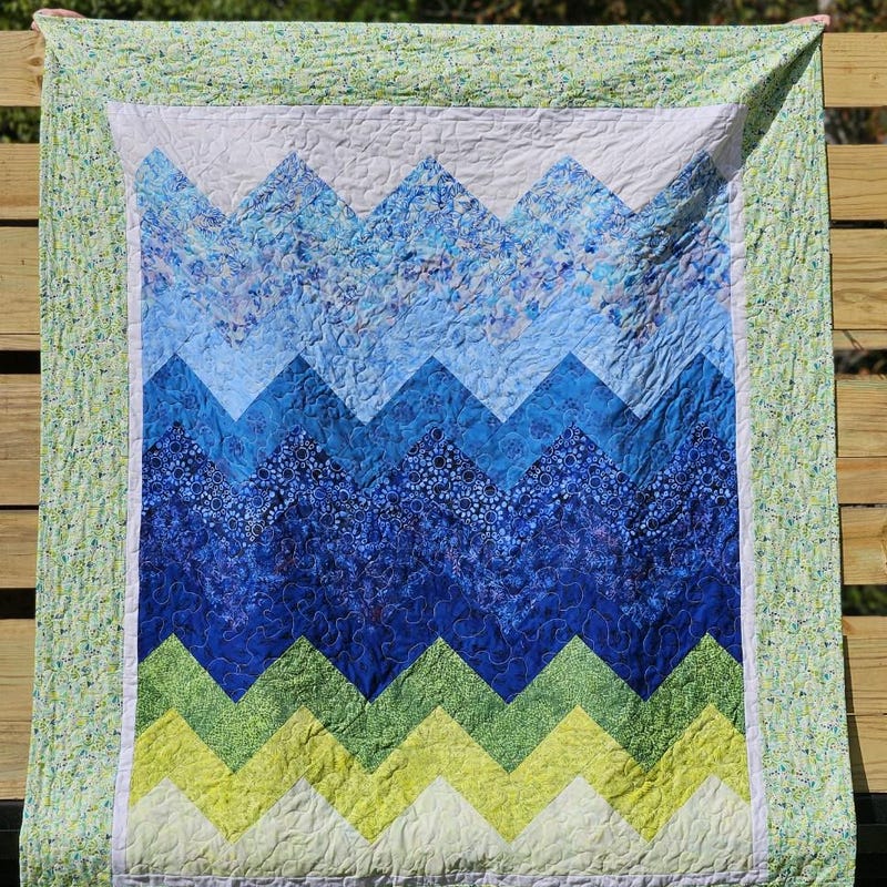 Blue Ridge Quilt - Etsy