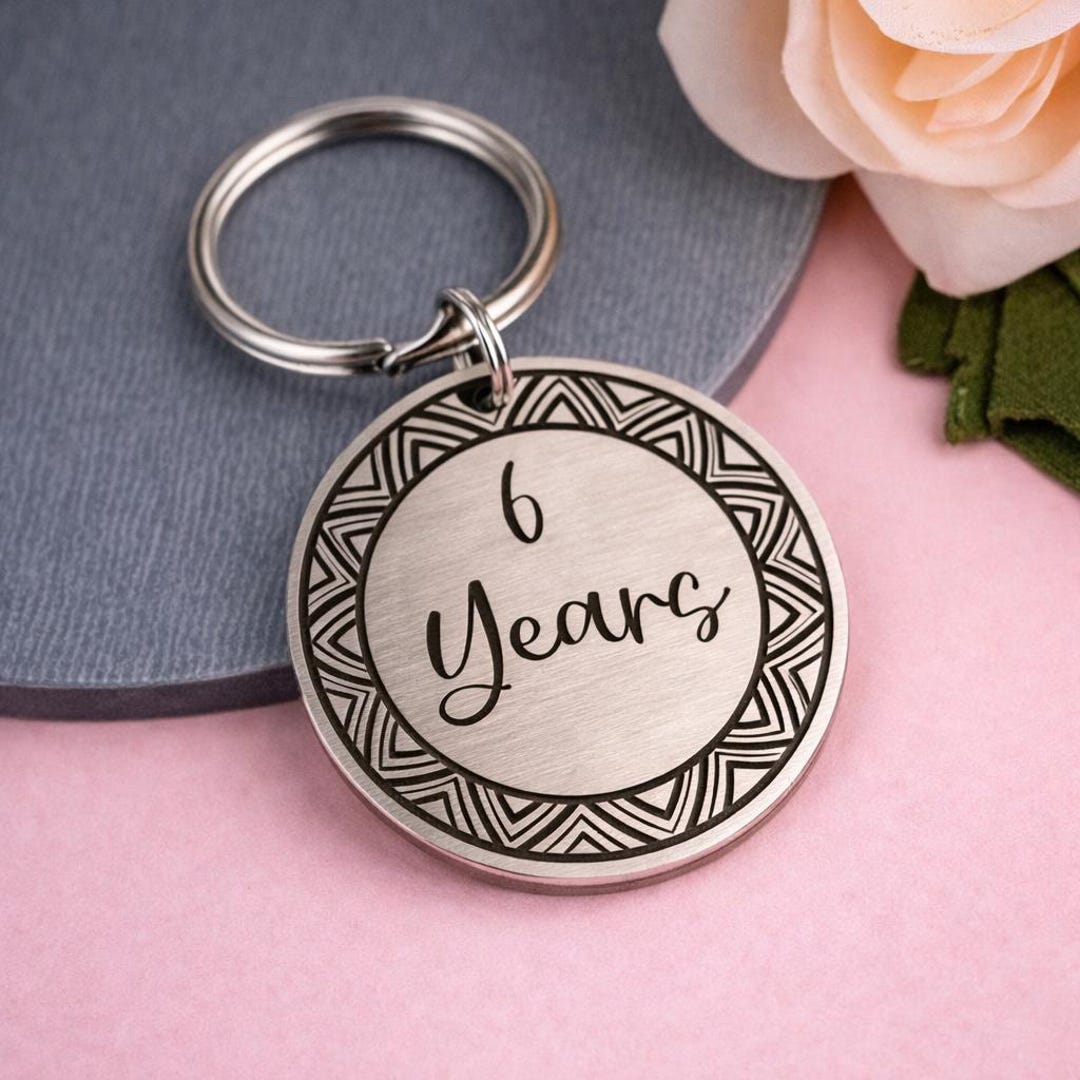 Sobriety Milestone Keychain / Custom Clean Date Token (engraved ...