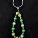 Green Teardrop Keychain - Etsy