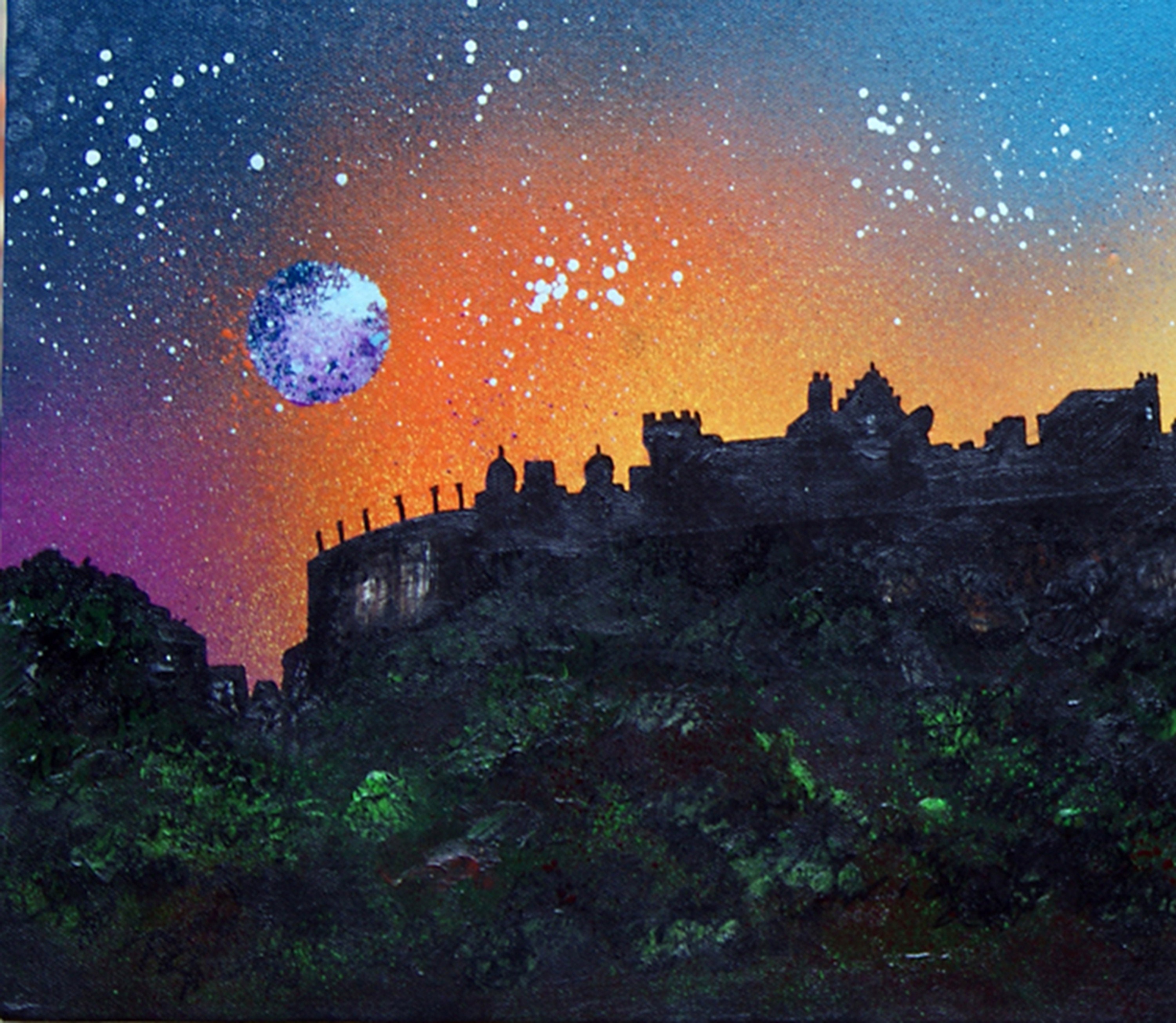 Edinburgh Castle Art Prints Scotland Print Range Of My | Etsy