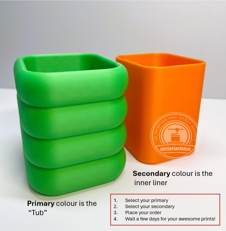 Colourful Desk Organizer - Retro Inspired| Pen and Pencil Holder | Pot ...
