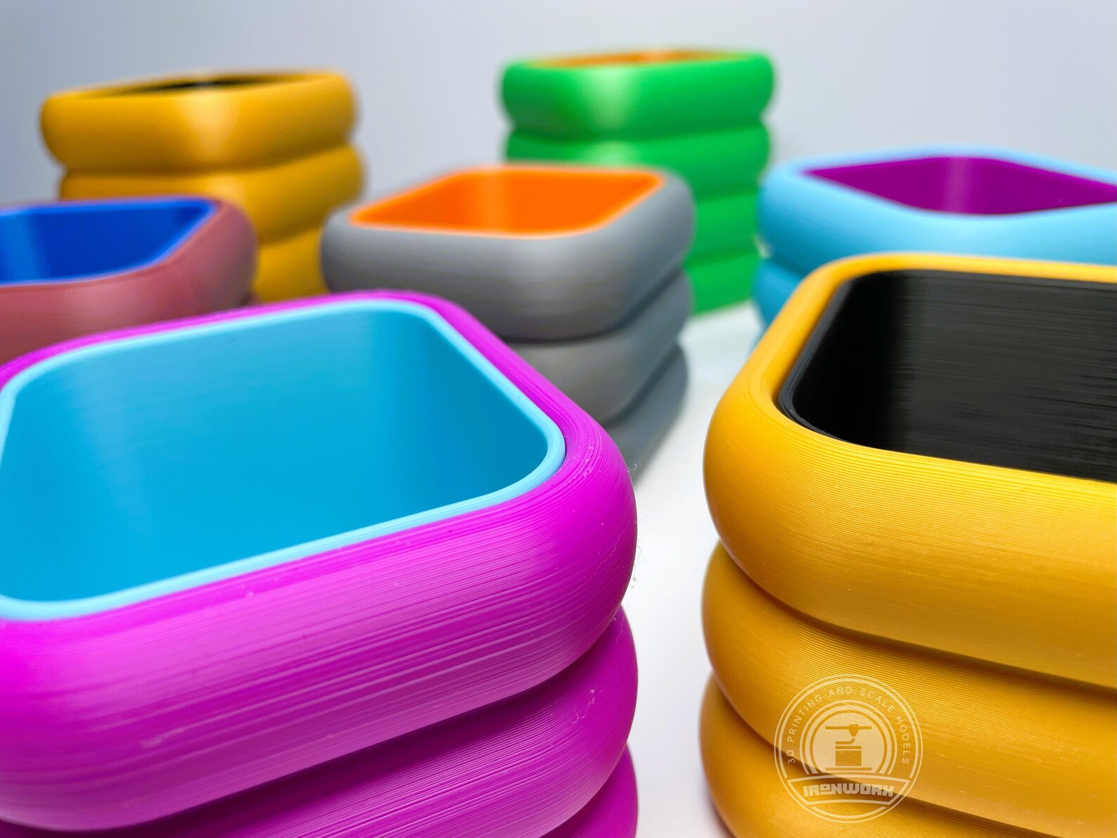 Colourful Desk Organizer - Retro Inspired| Pen and Pencil Holder | Pot ...