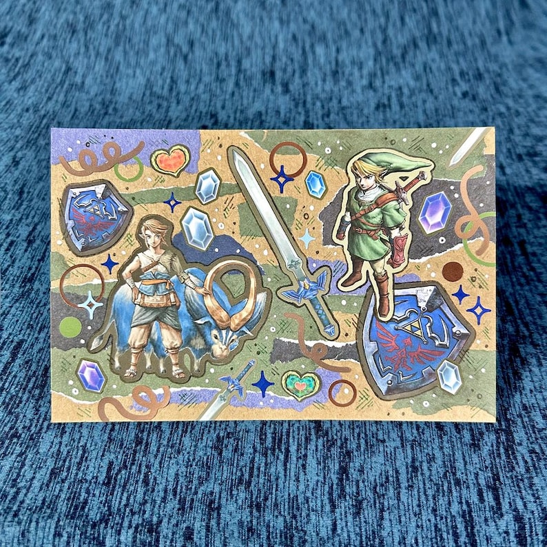 Zelda Twilight Princess Collages - 4x6 (multiple Designs) - Etsy