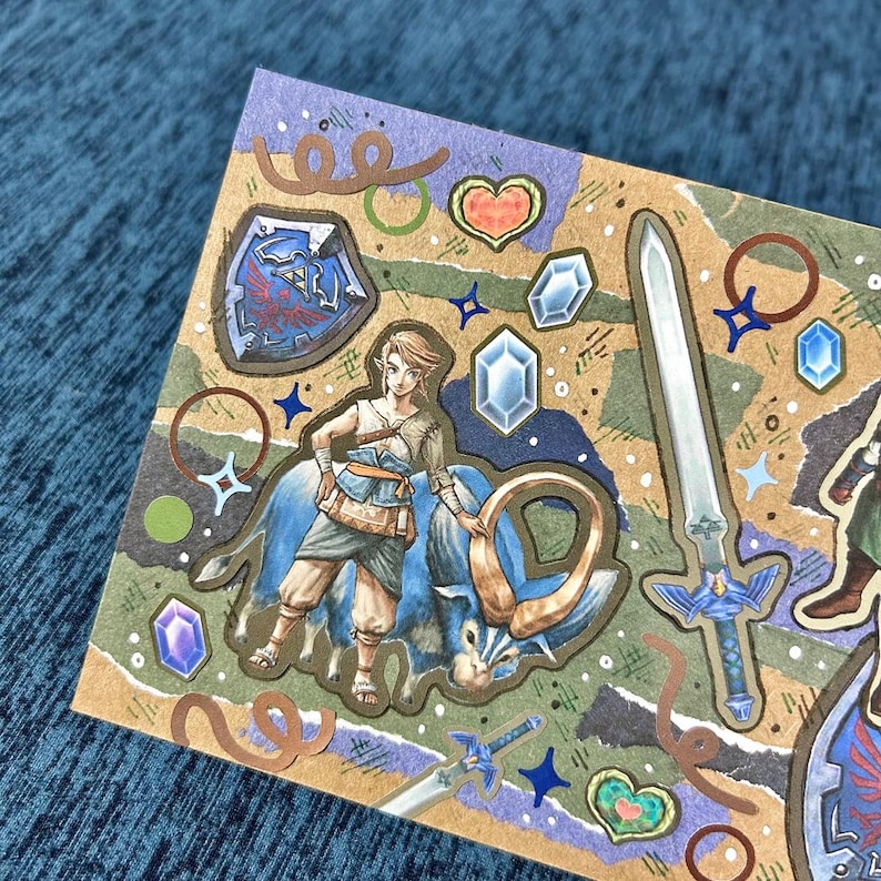 Zelda Twilight Princess Collages - 4x6 (multiple Designs) - Etsy