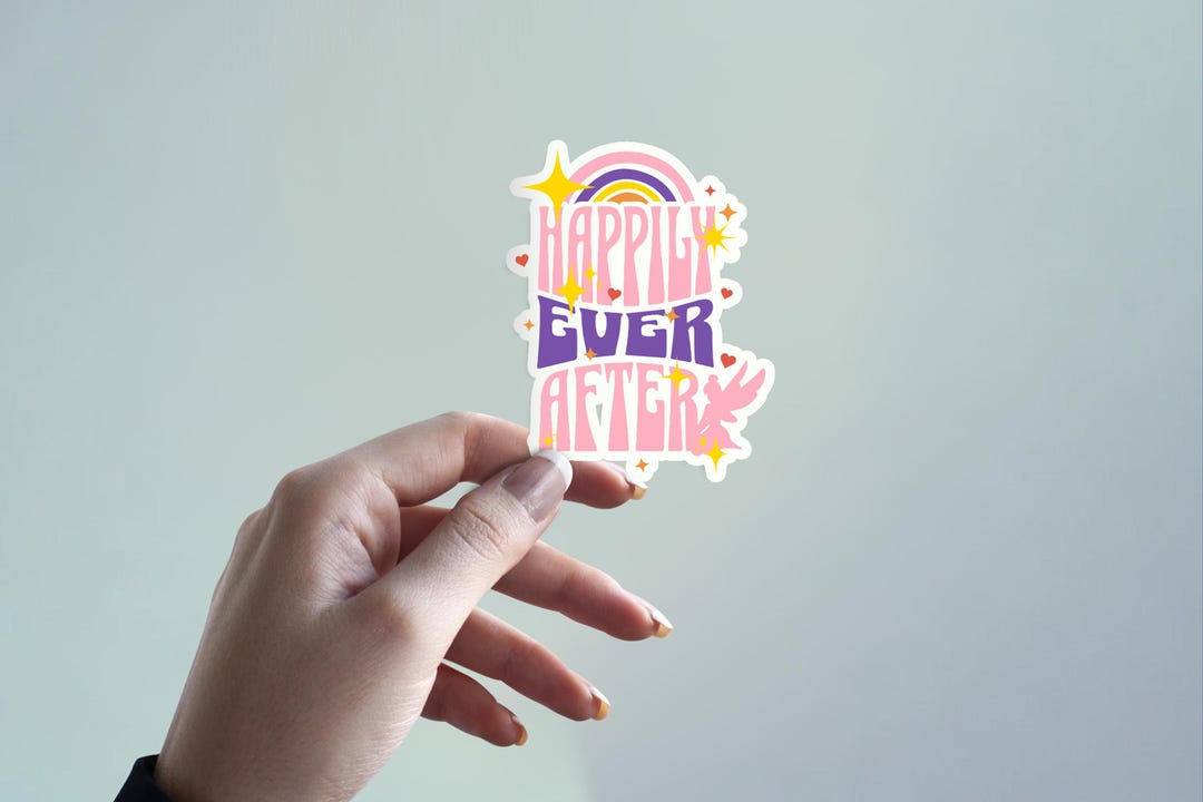 Happily Ever After Sticker | Peter Pan Decal | Fairy Tale Sticker ...