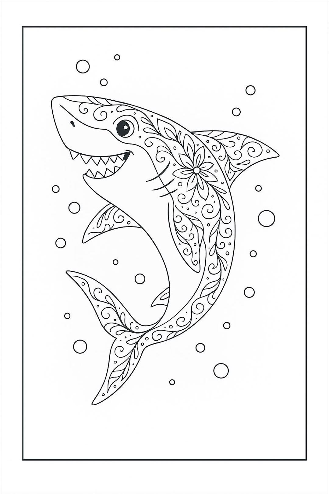 Ocean Animal Mandala Coloring Pages – 9 Digital Prints + FREE Bonus ...