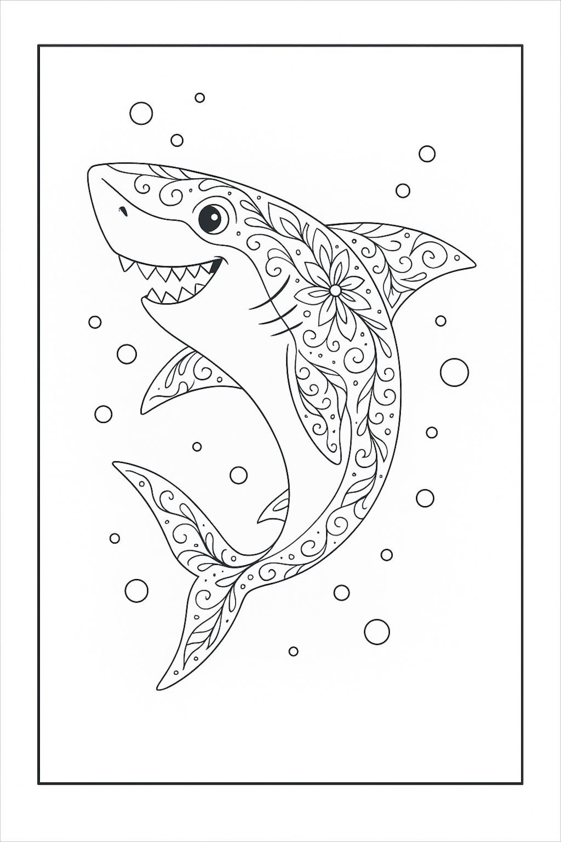 Ocean Animal Mandala Coloring Pages – 9 Digital Prints + FREE Bonus ...