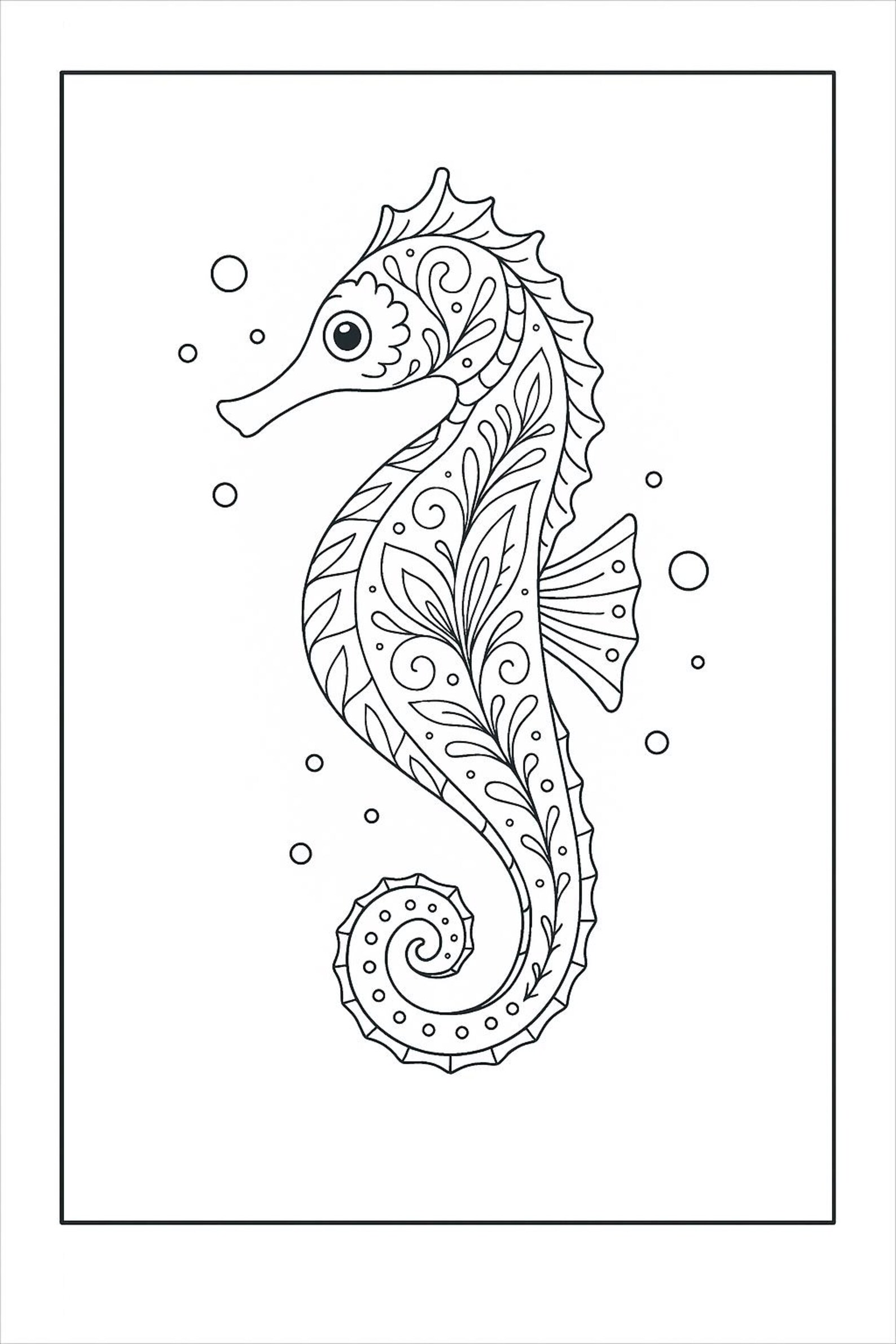 Ocean Animal Mandala Coloring Pages – 9 Digital Prints + FREE Bonus ...