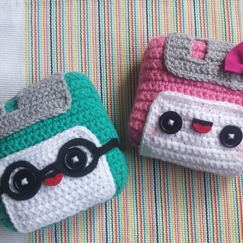 Floppy Disc Amigurumi Pattern PDF Technology Geeky Nerdy | Etsy
