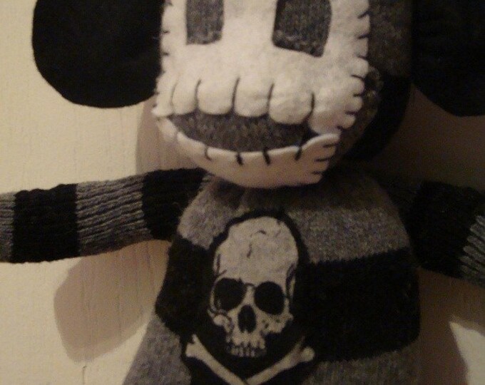Sheena is A Punk Skeleton Sock Monkey - Etsy