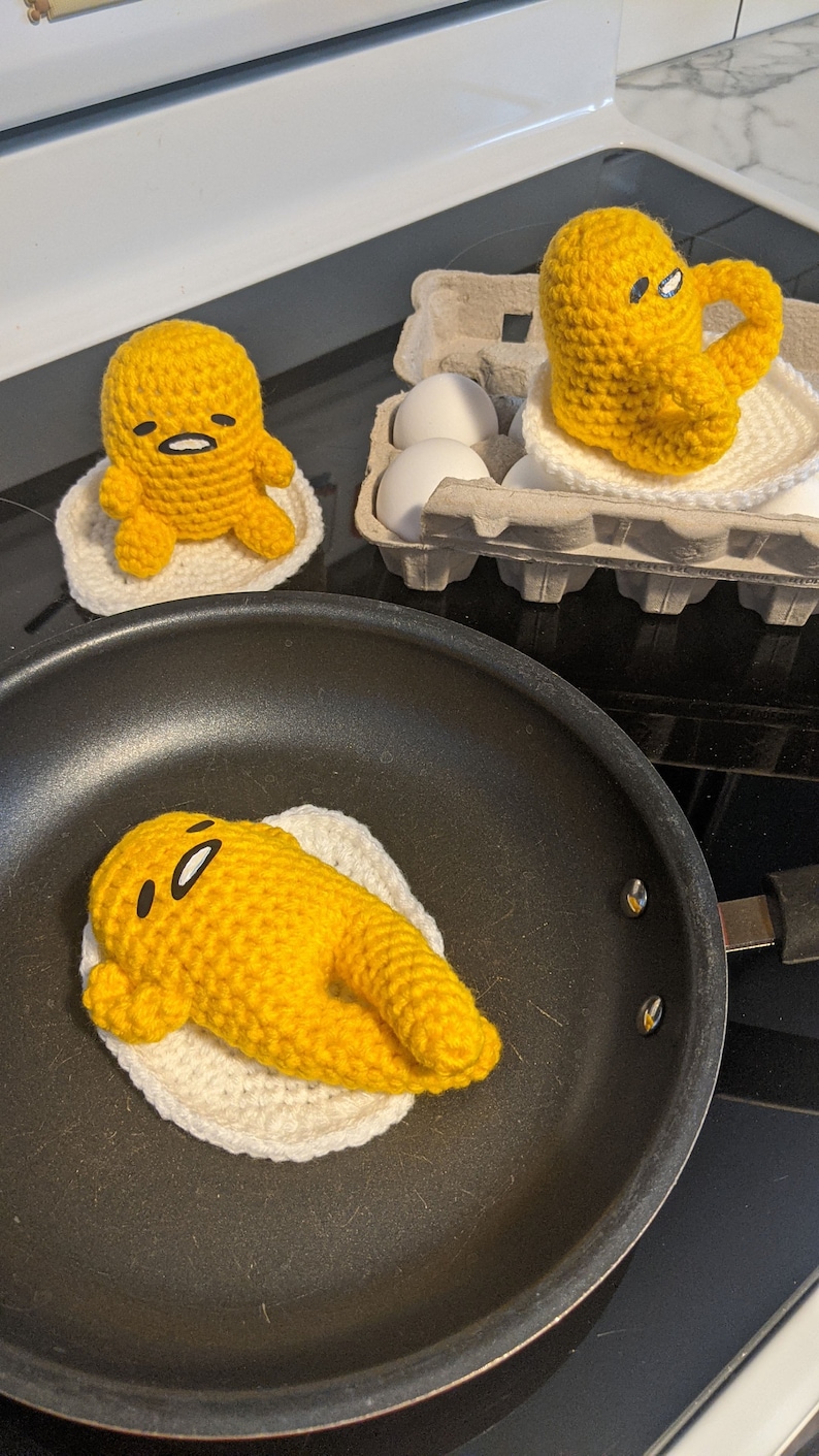 Kawaii Egg Friend Amigurumi Pattern PDF Anime Movie - Etsy