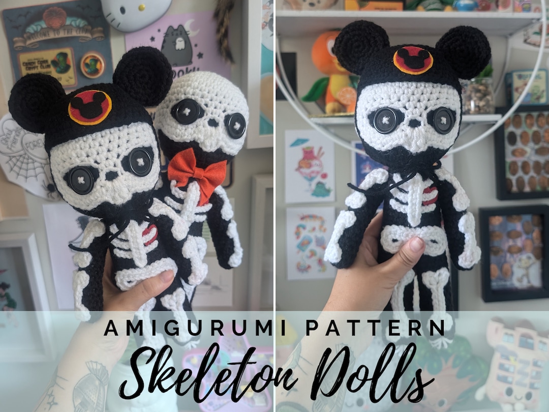 Halloween Skeleton Amigurumi Pattern PDF - Halfway to Halloween ...