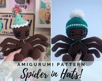 Worm in a Cowboy Hat Amigurumi Pattern PDF Bug Stampede Insect Creepy ...