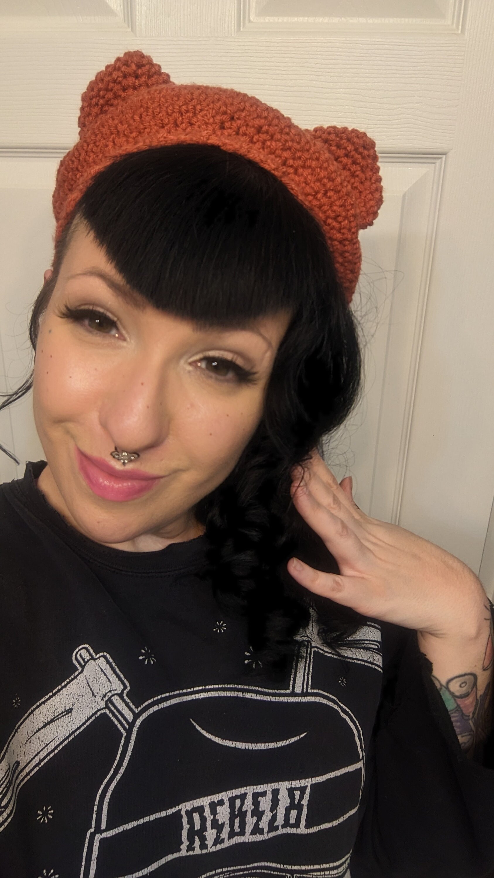 Cat Ear Beret Hat Crochet Pattern PDF - Kitty Cat Cosplay Hat - Kawaii ...