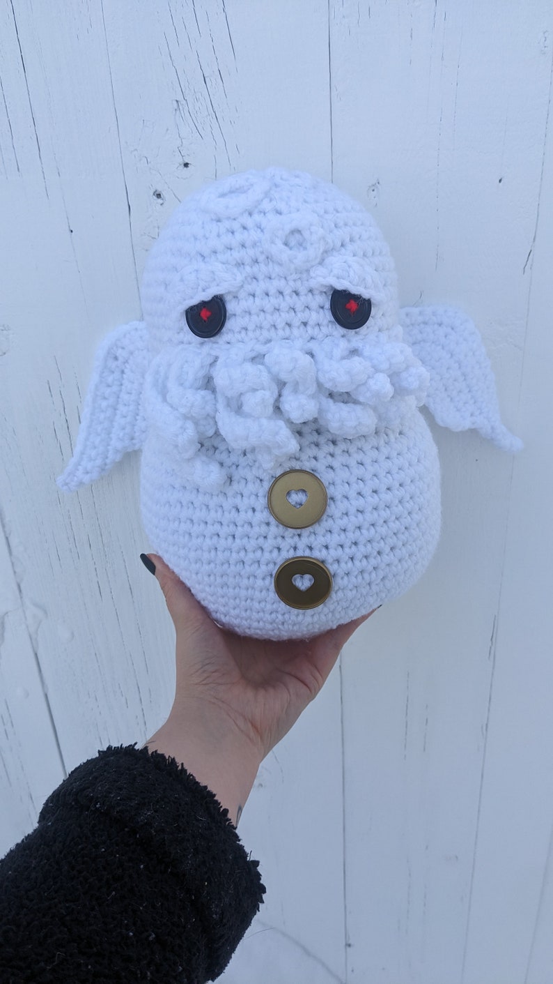 Cthulhu Snowman Amigurumi Pattern PDF Lovecraftian - Etsy