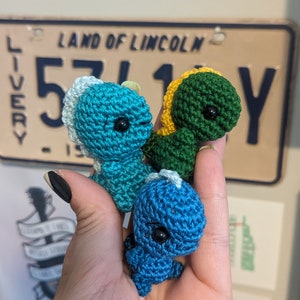 Micro Dinosaur Amigurumi Pattern PDF - Micro Crochet - PATTERN ONLY ...