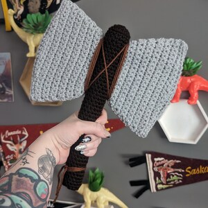 Battle Axe Amigurumi Pattern PDF - Medieval - Knight - Crochet Weapon ...