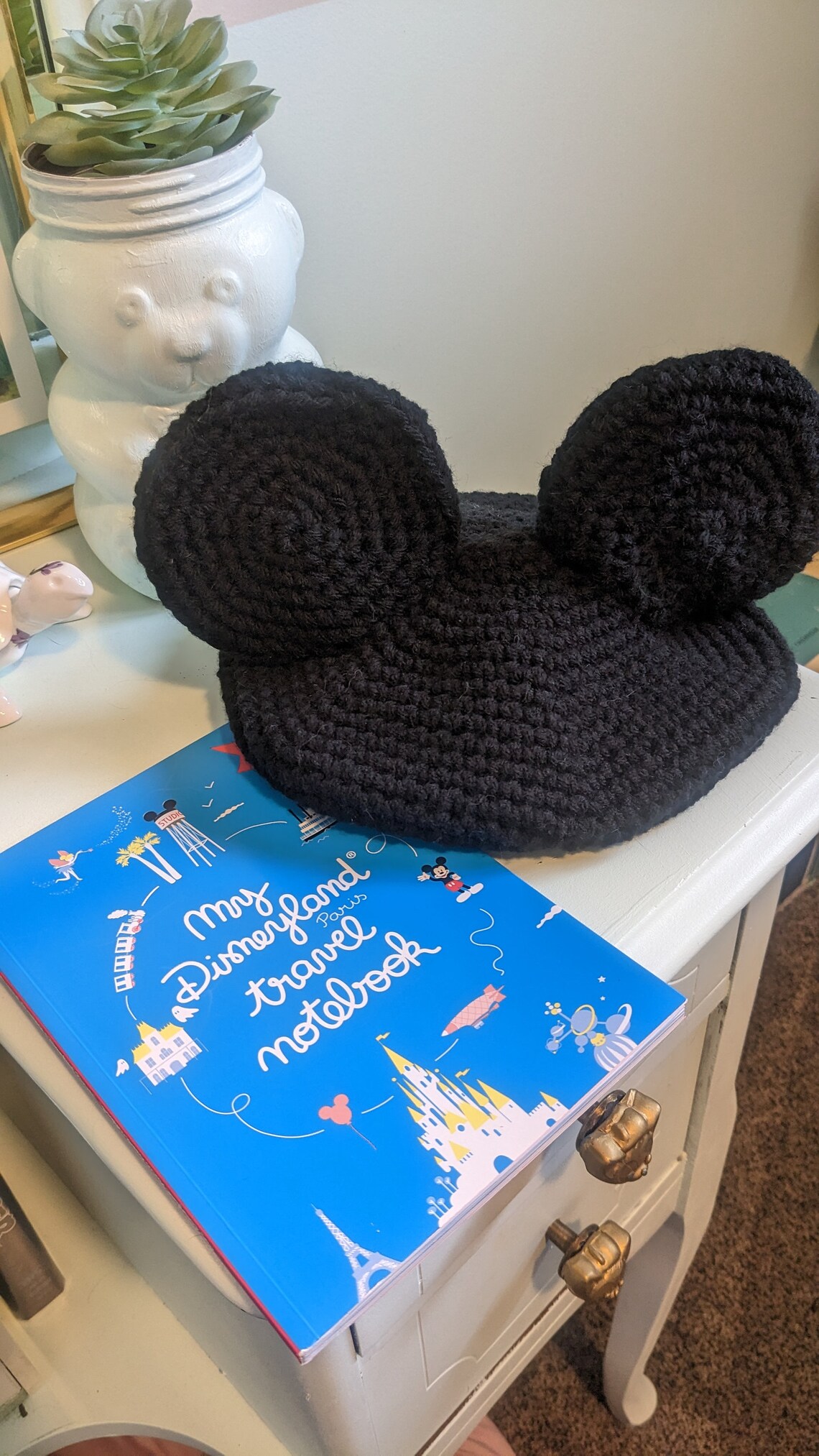 Mouse Ear Beret Hat Pattern PDF Mouse Ear Hat Kawaii Beret - Etsy Canada