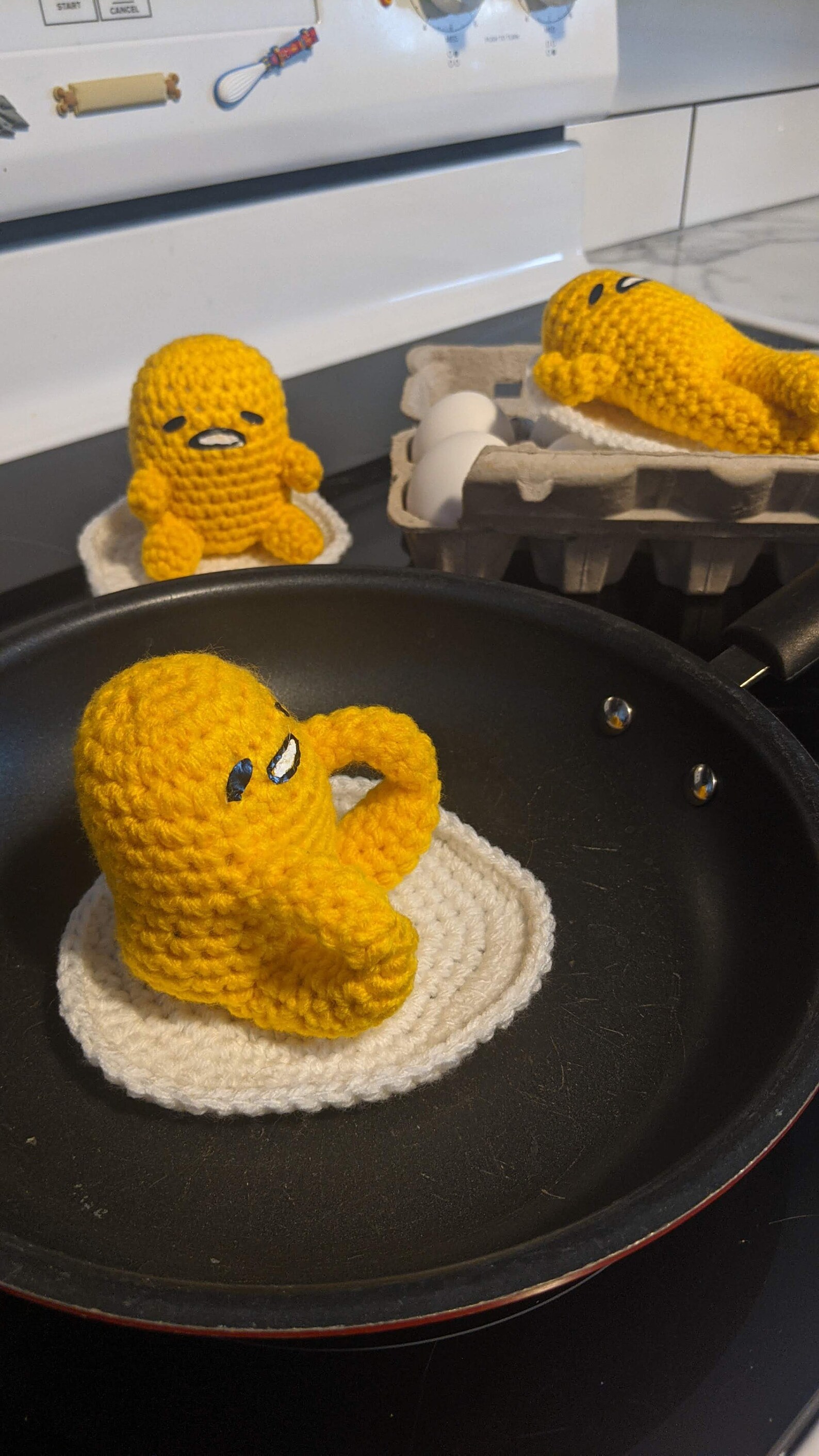 Kawaii Egg Friend Amigurumi Pattern PDF Anime Movie - Etsy