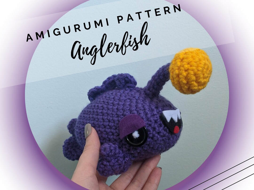 Anglerfish Amigurumi Pattern PDF - Angler Fish - Deep Sea - Sea ...