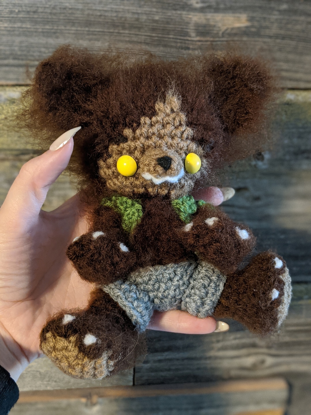 Werewolf Amigurumi Pattern PDF Halloween Decoration Creepy - Etsy