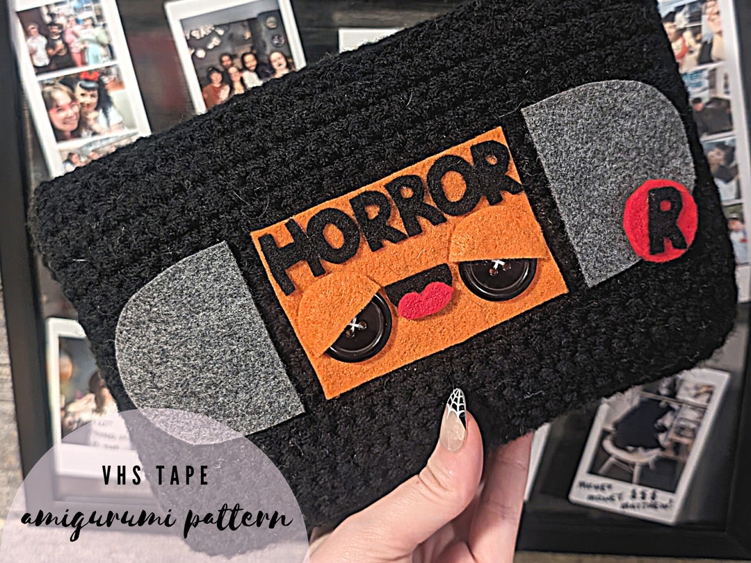 Retro Video VHS Tape Amigurumi Pattern - Geeky - Nerdy - Geekery ...