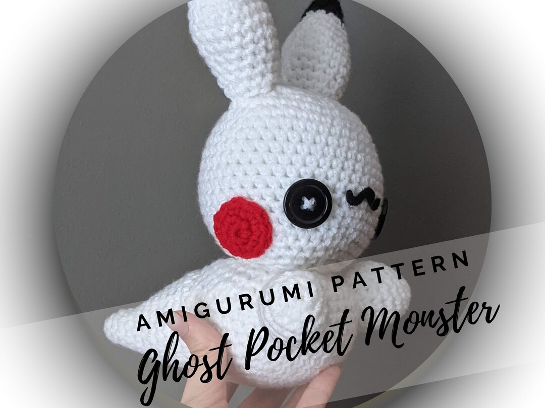 Halloween Ghost Mouse Amigurumi Pattern PDF - Pocket Monster ...