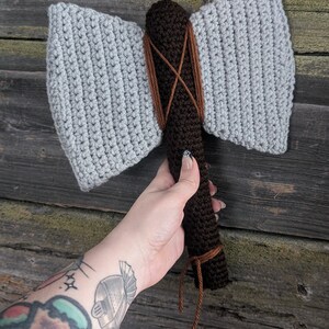 Battle Axe Amigurumi Pattern PDF - Medieval - Knight - Crochet Weapon ...