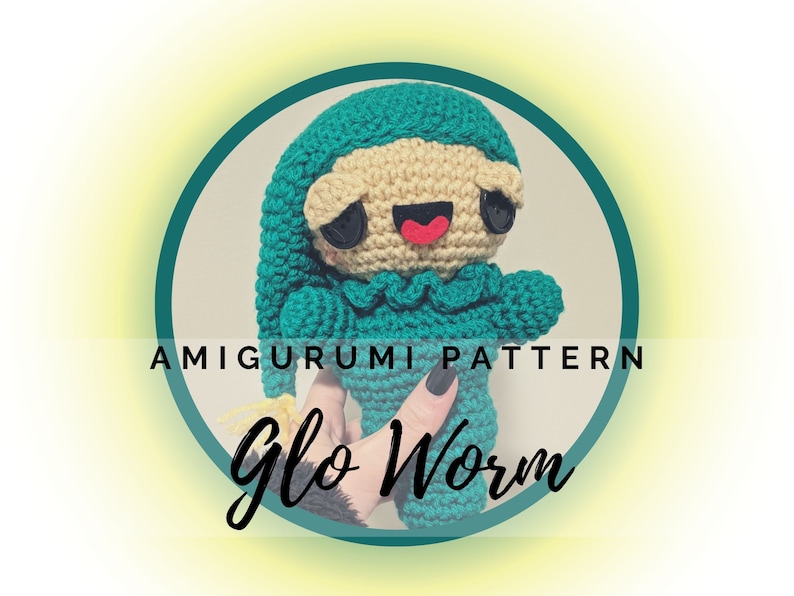 Retro Amigurumi Pattern PDF - Glow Worm - Instant Download - Throwback ...