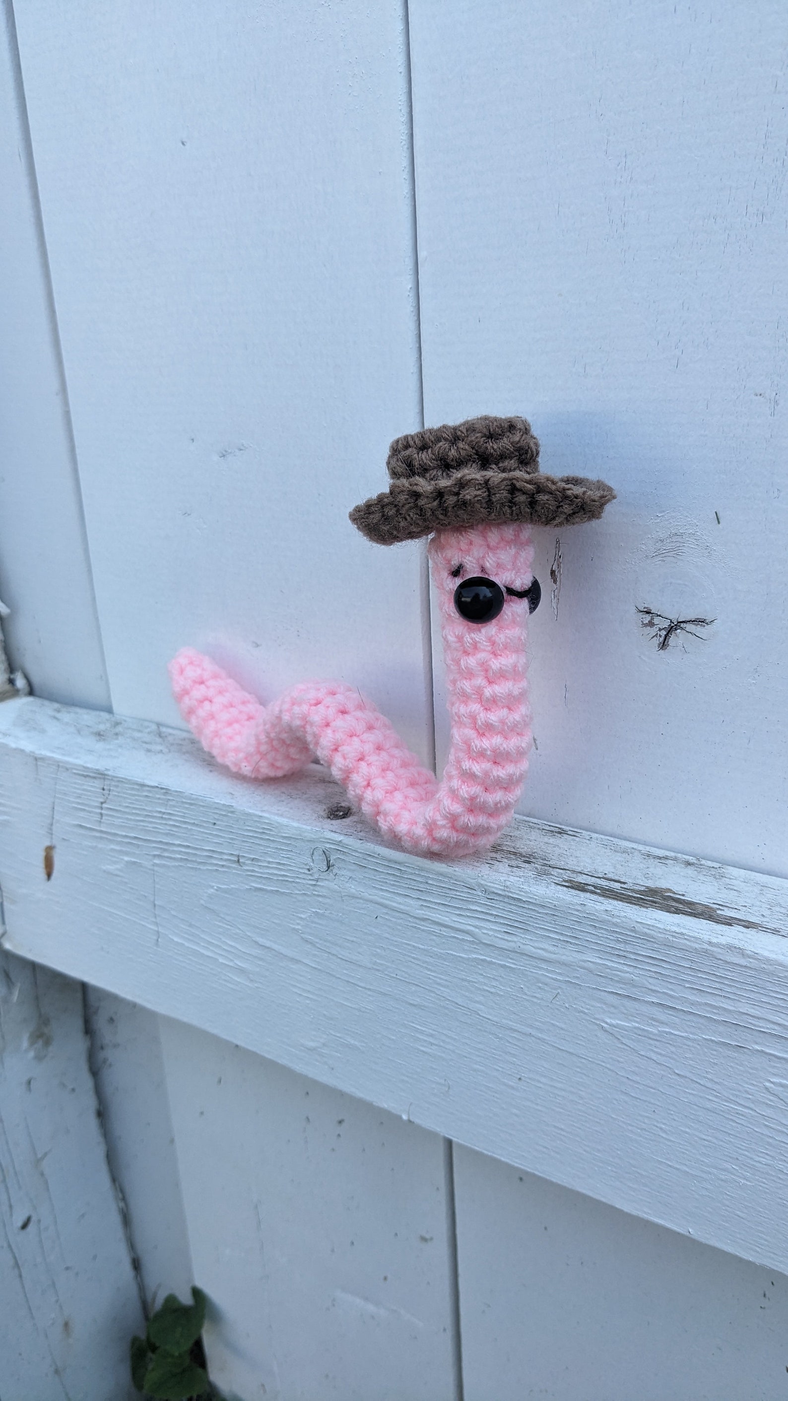 Worm in a Cowboy Hat Amigurumi Pattern PDF Bug Stampede Insect Creepy ...