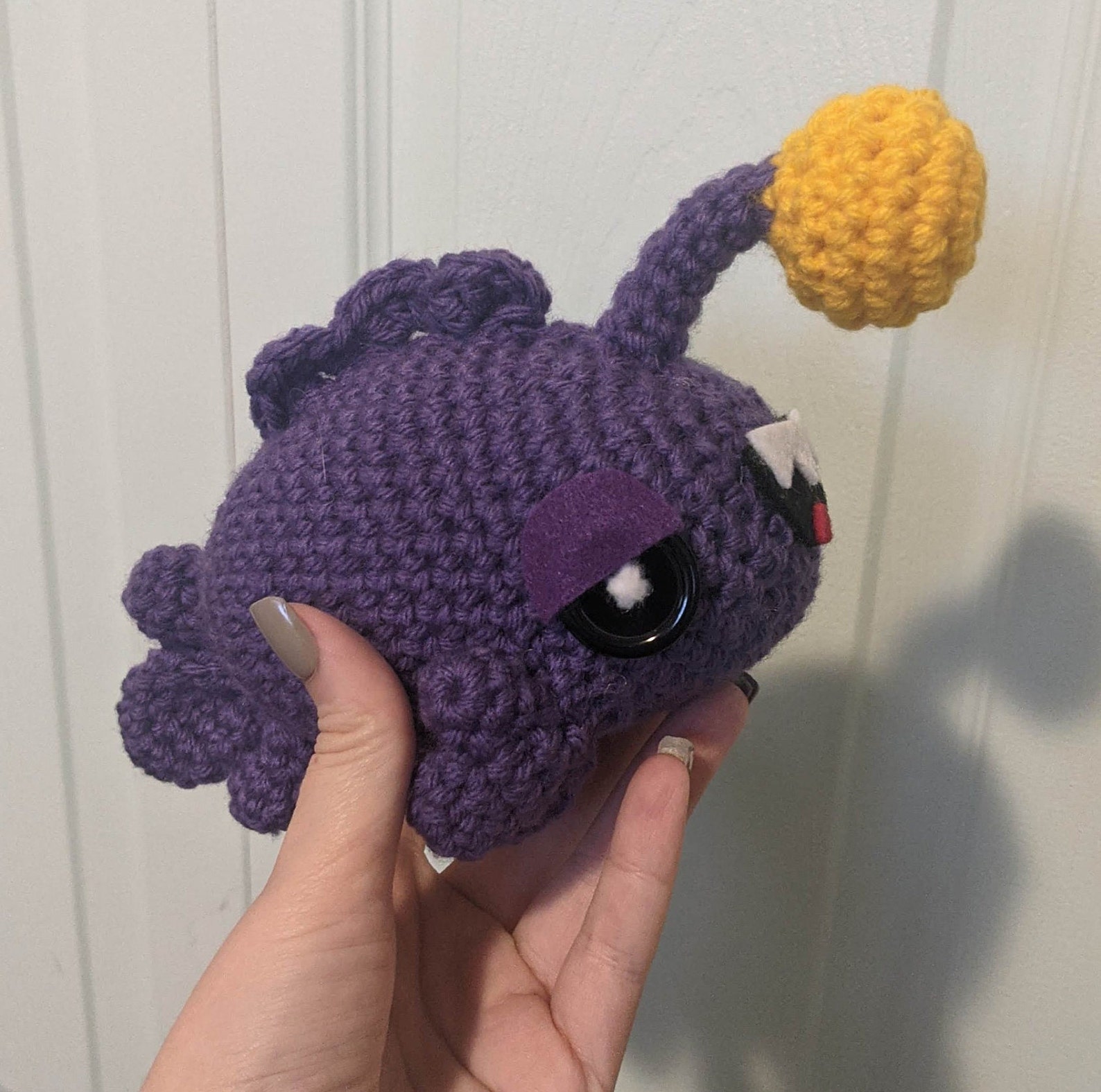 Anglerfish Amigurumi Pattern PDF Angler Fish Deep Sea - Etsy