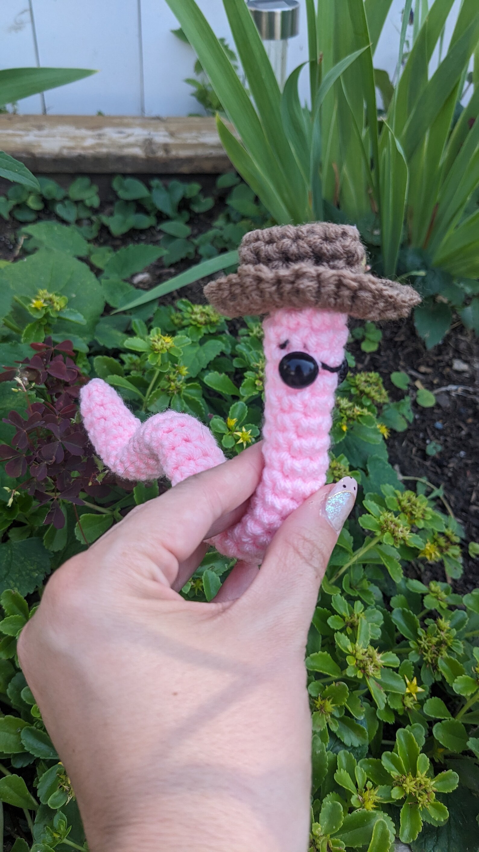Worm in a Cowboy Hat Amigurumi Pattern PDF Bug Stampede Insect Creepy ...