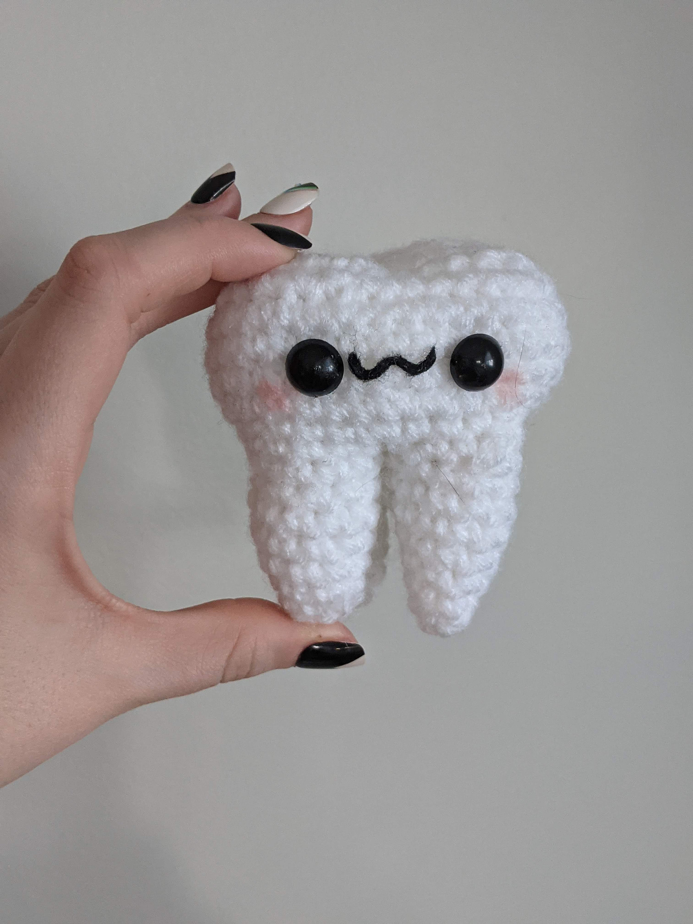Tooth Crochet Amigurumi Pattern - Kawaii - Tooth Fairy - Dentist ...