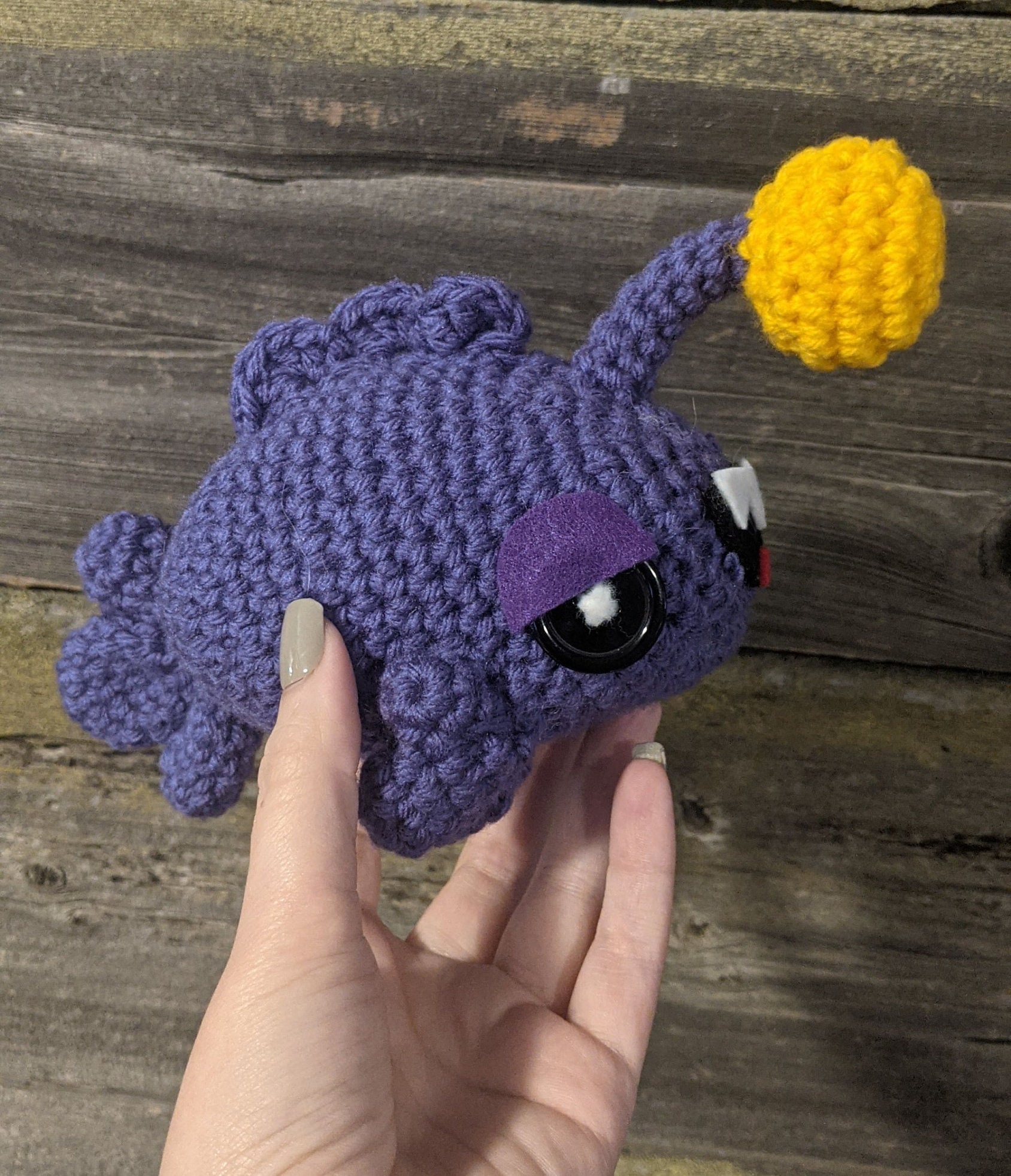 Anglerfish Amigurumi Pattern PDF Angler Fish Deep Sea - Etsy Australia