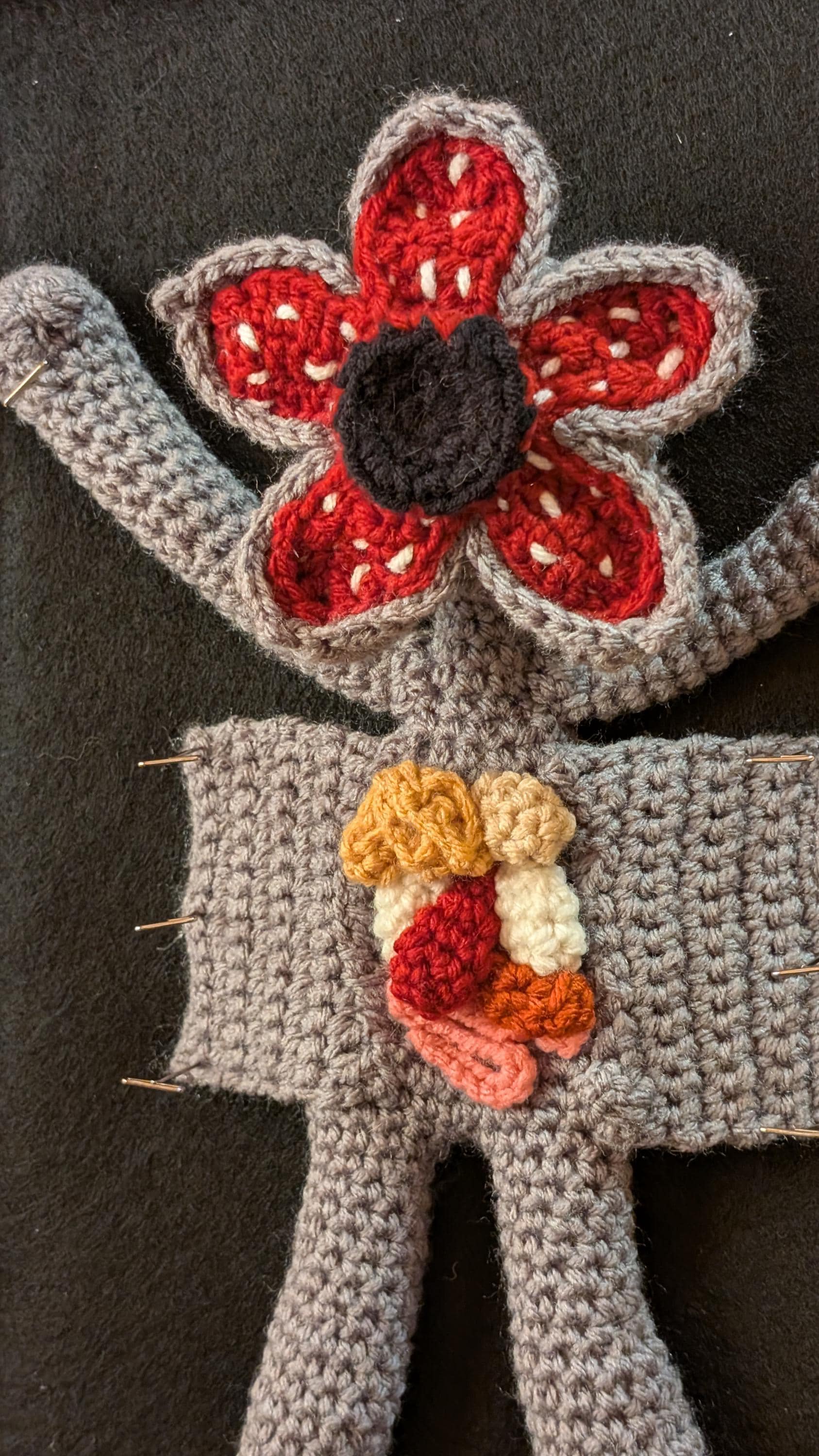 Crochet Dissection Pattern PDF - Upside Down - Hawkins - Demogorgon ...
