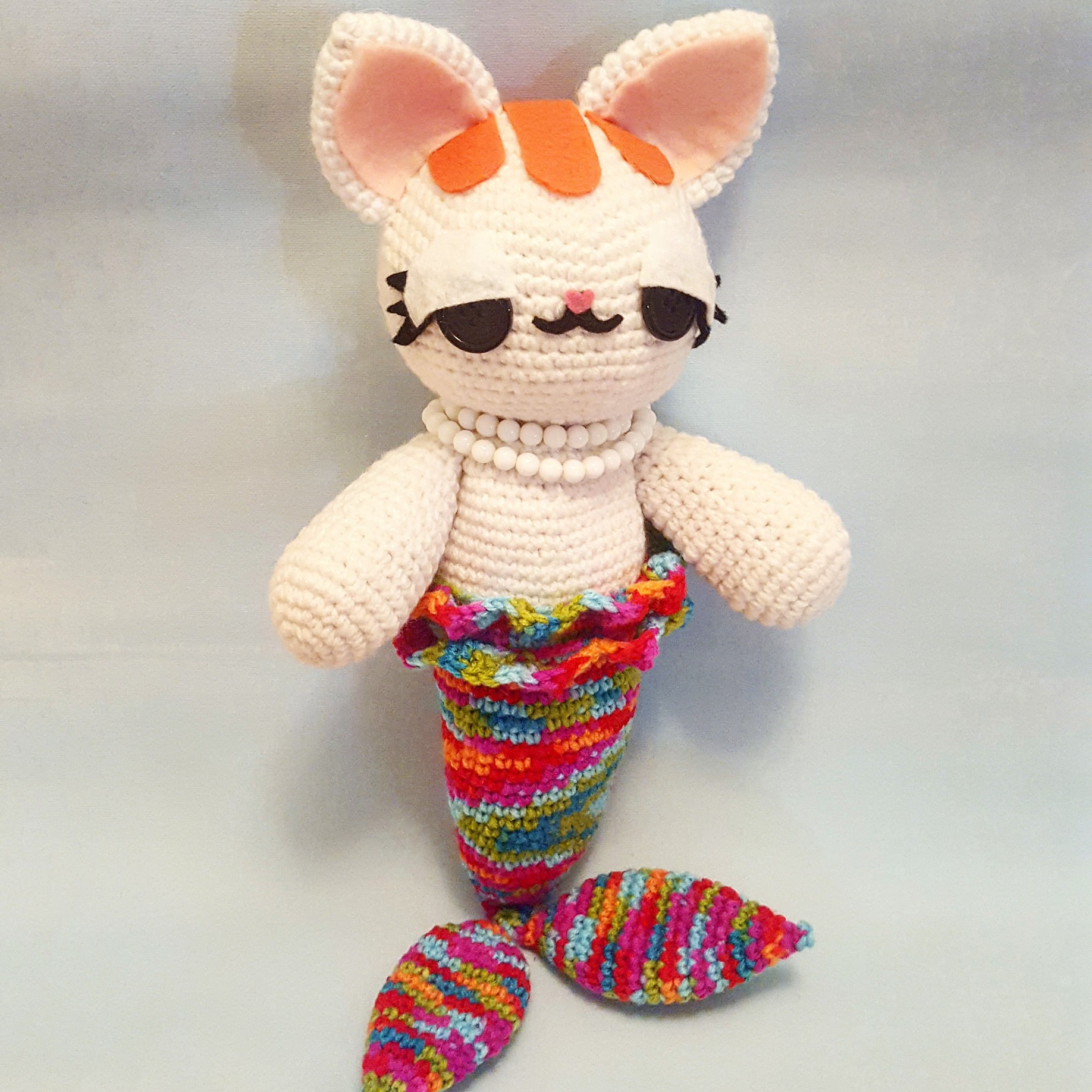 Mermaid Cat Amigurumi Pattern - Crazy Cat Lady - Purrmaid - PDF ...