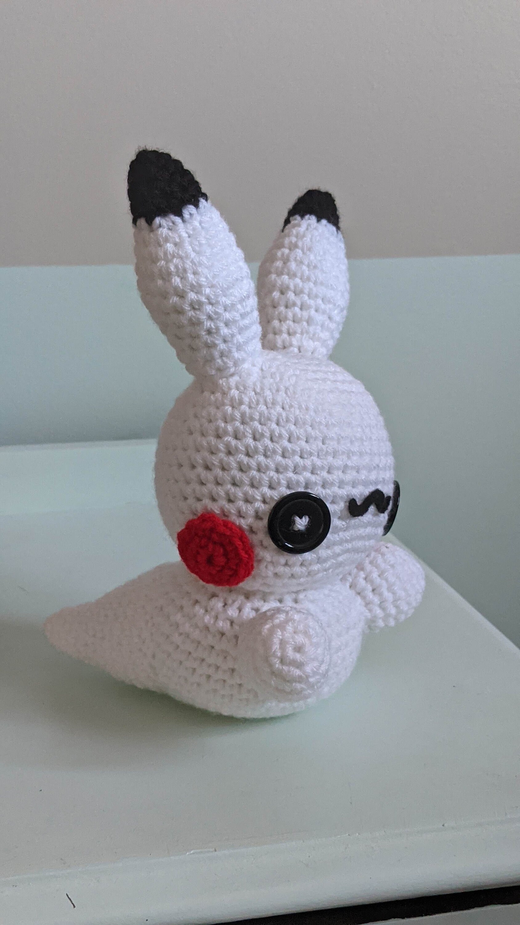 Halloween Ghost Mouse Amigurumi Pattern PDF Pocket Monster - Etsy