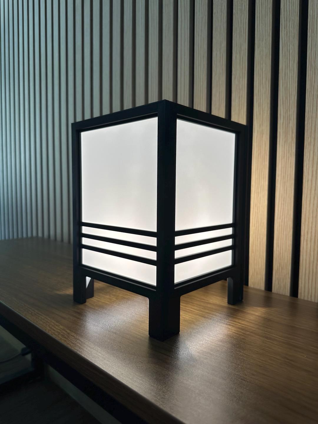 Moody Table Lamp, Asian Style Lamp - Etsy