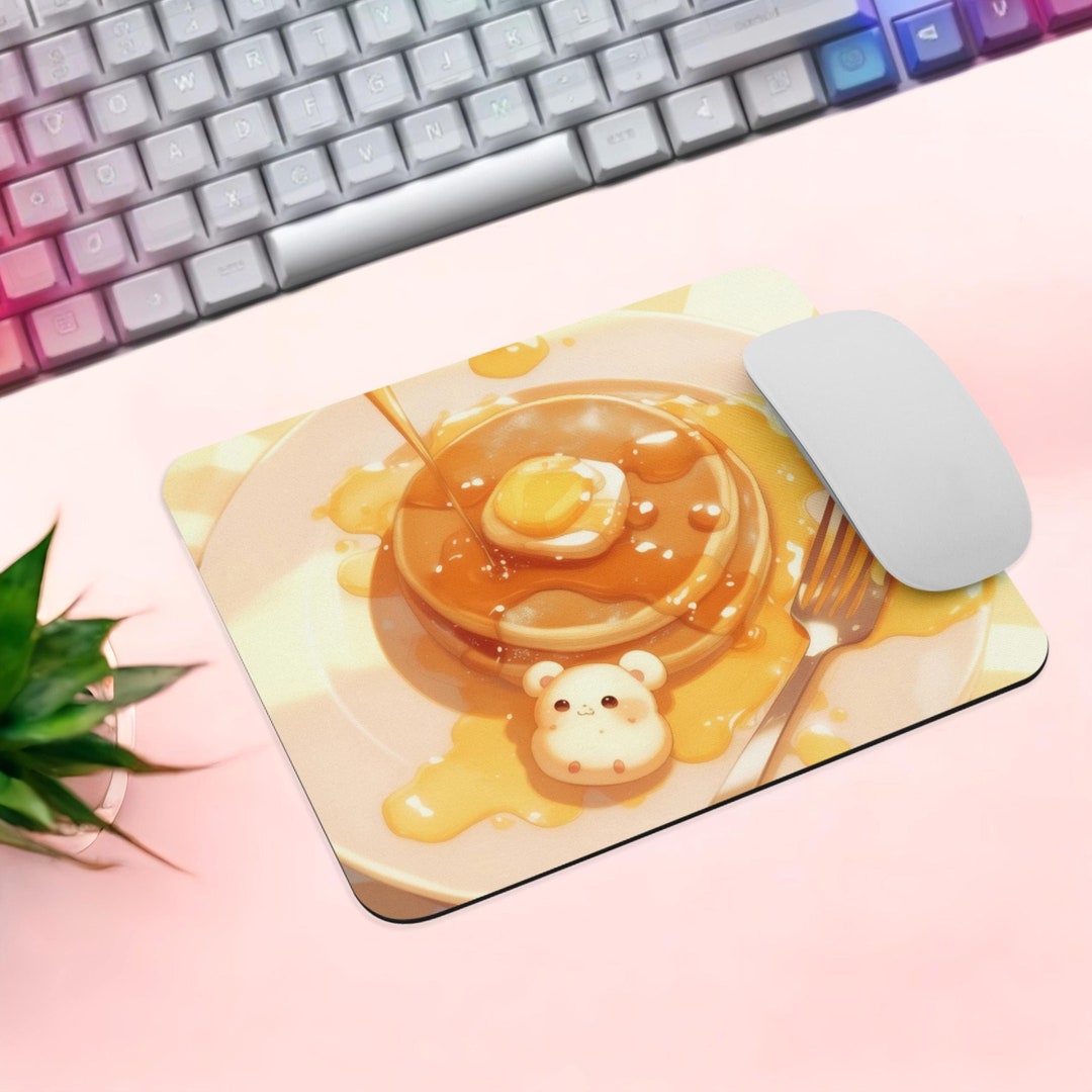 Pancake Delight Mouse Pad, Cute Breakfast Mouse Pad, Bread Mouse Pad ...