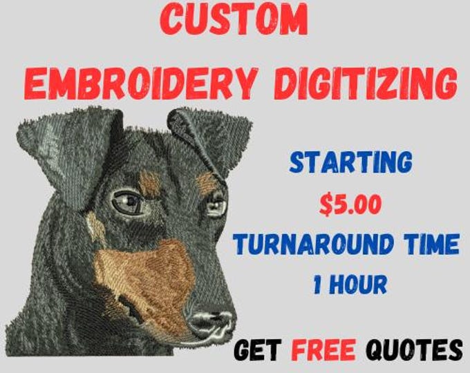 Custom Digitize,best Digitizing,image Digitizing, Embroidery,custom ...