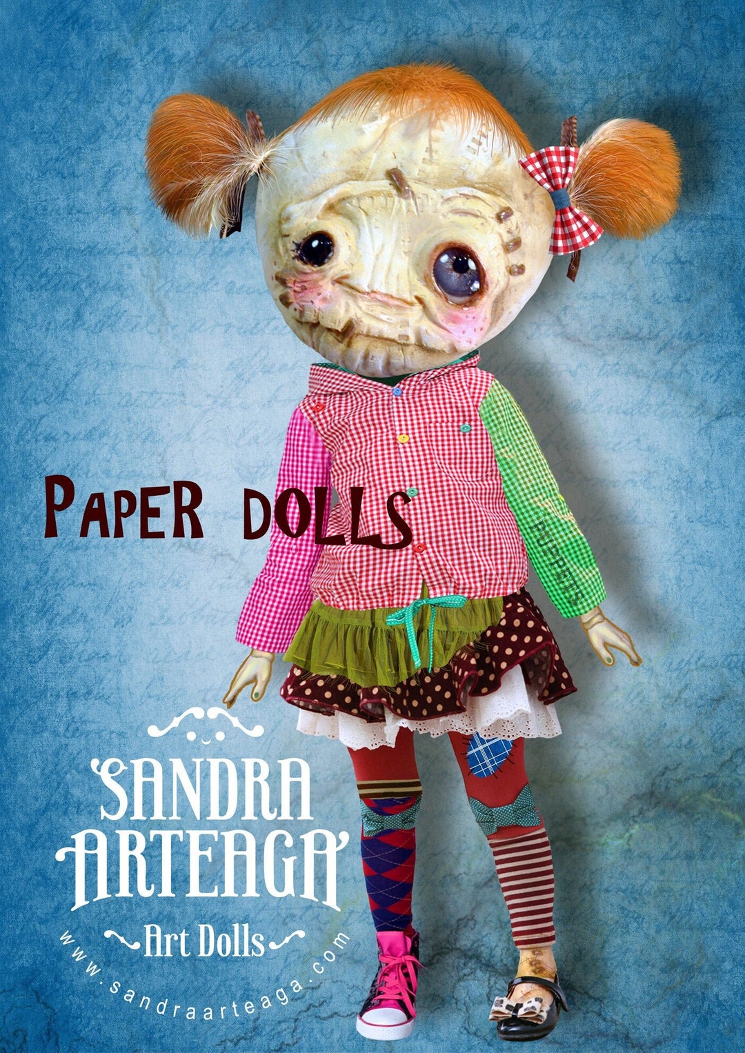Creepy Rag Doll Paper Doll – Articulated Monster Collectible (digital ...