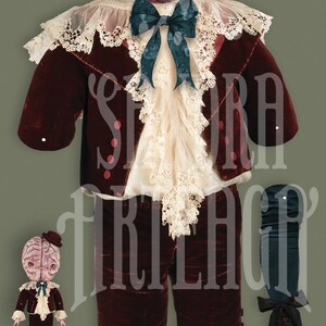 Instant Download Set Victorian Brainy Monster Paper Dolls Digital ...