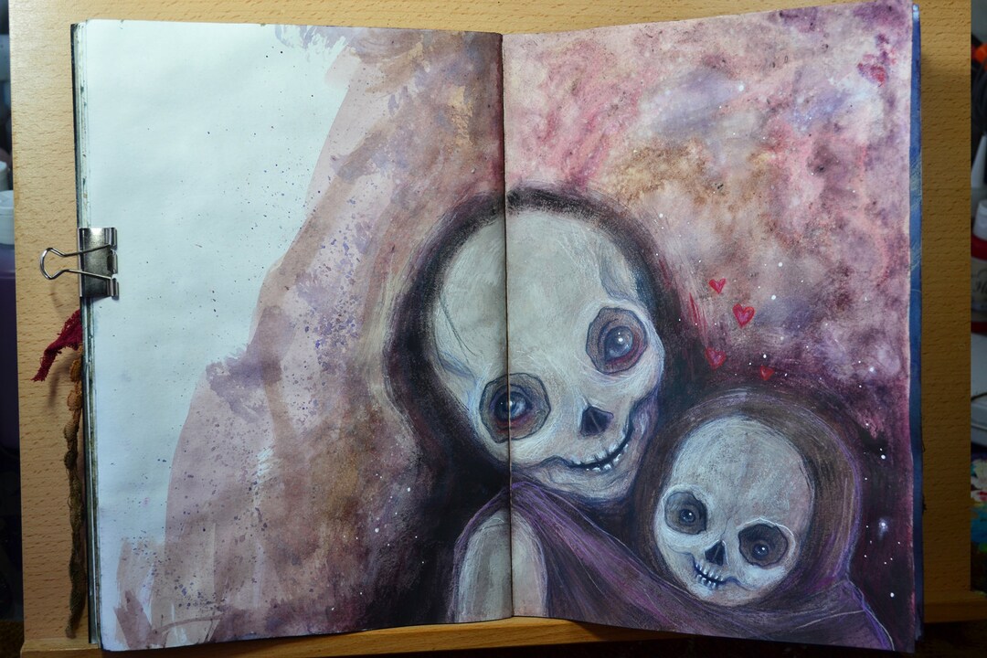 Original Sketchbook - Hand Drawn Art, Unique Illustrations, OOAK ...