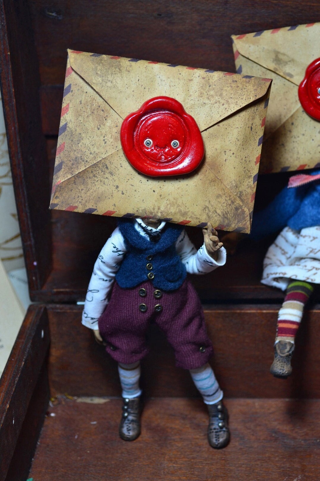 Sealed Envelope Doll, Wax Seal, Fantasy Art Dolls, Art Dolls ...