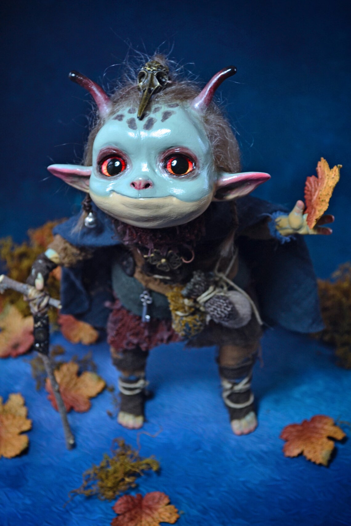 Art Dolls Art Doll Creature Goblin Doll Magical Creatures - Etsy