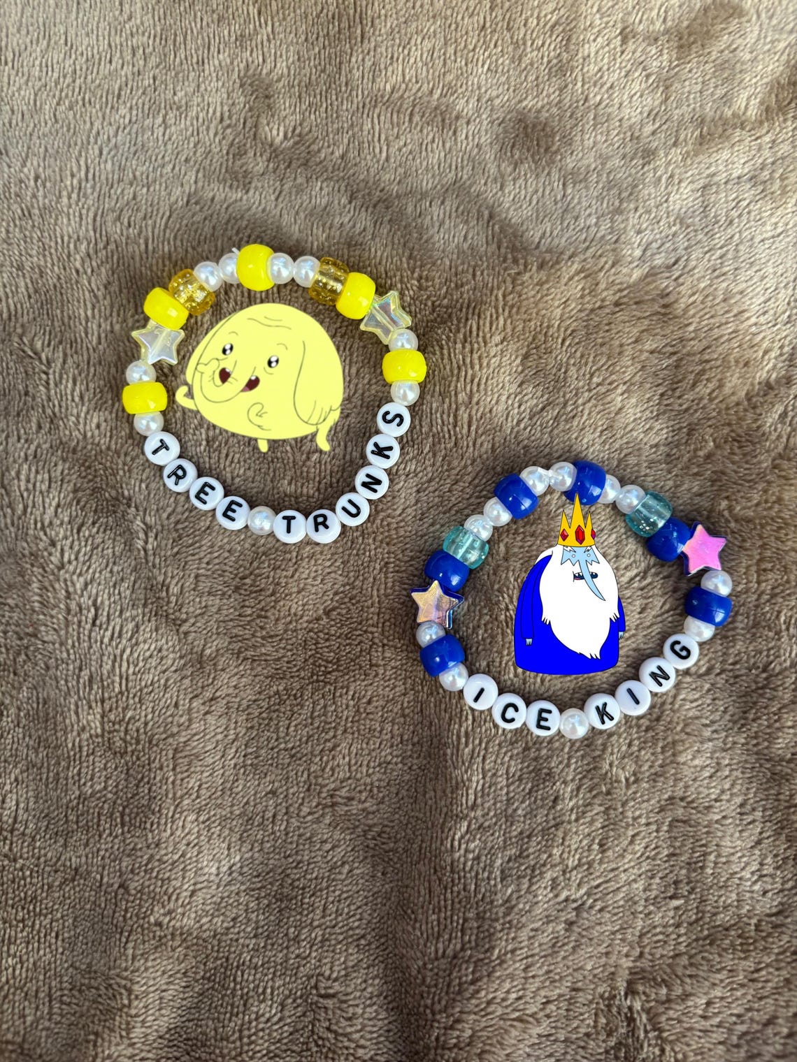 Adventure Time Part 2 Beaded Kandi Bracelets Prismo, Rainicorn, Tree ...