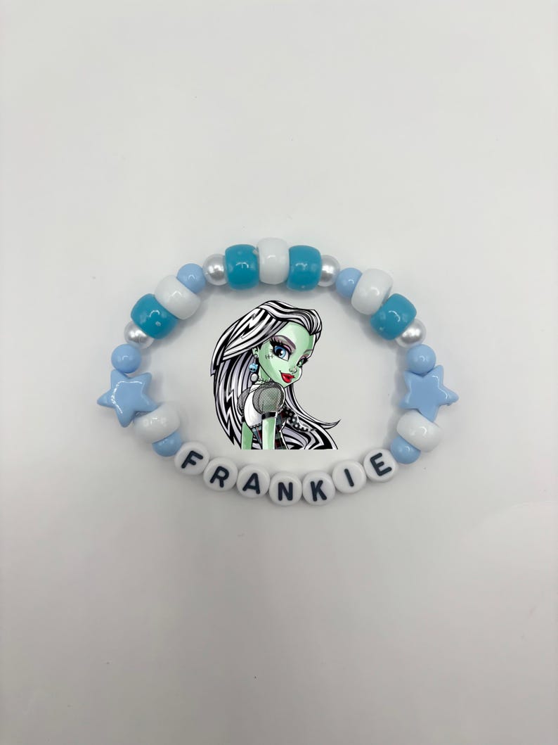 Monster High Beaded Kandi Bracelets Beads Dracloura Frankie Clawdeen ...