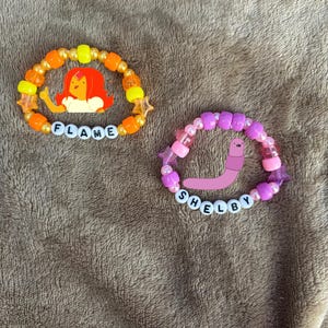 Adventure Time Part 2 Beaded Kandi Bracelets Prismo, Rainicorn, Tree ...
