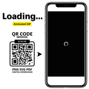 Funny Loading Animated GIF | QR Code | QR Code Message | Digital ...